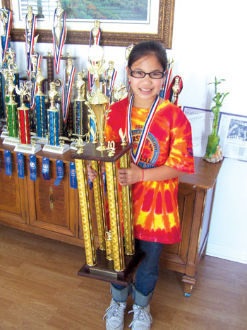 Hailey Nguyen plays to win.