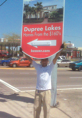 Sign holders are newest trend in advertising