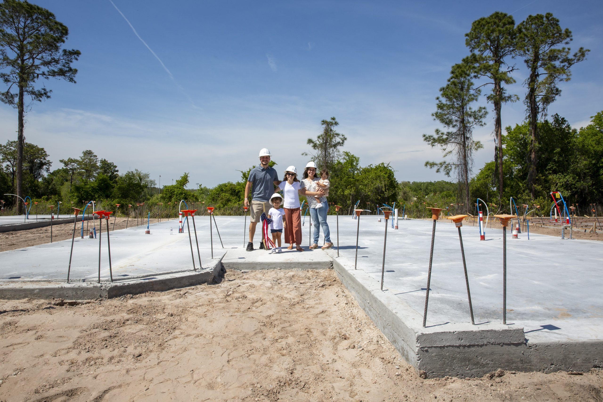 Torres Family at Groundbreaking