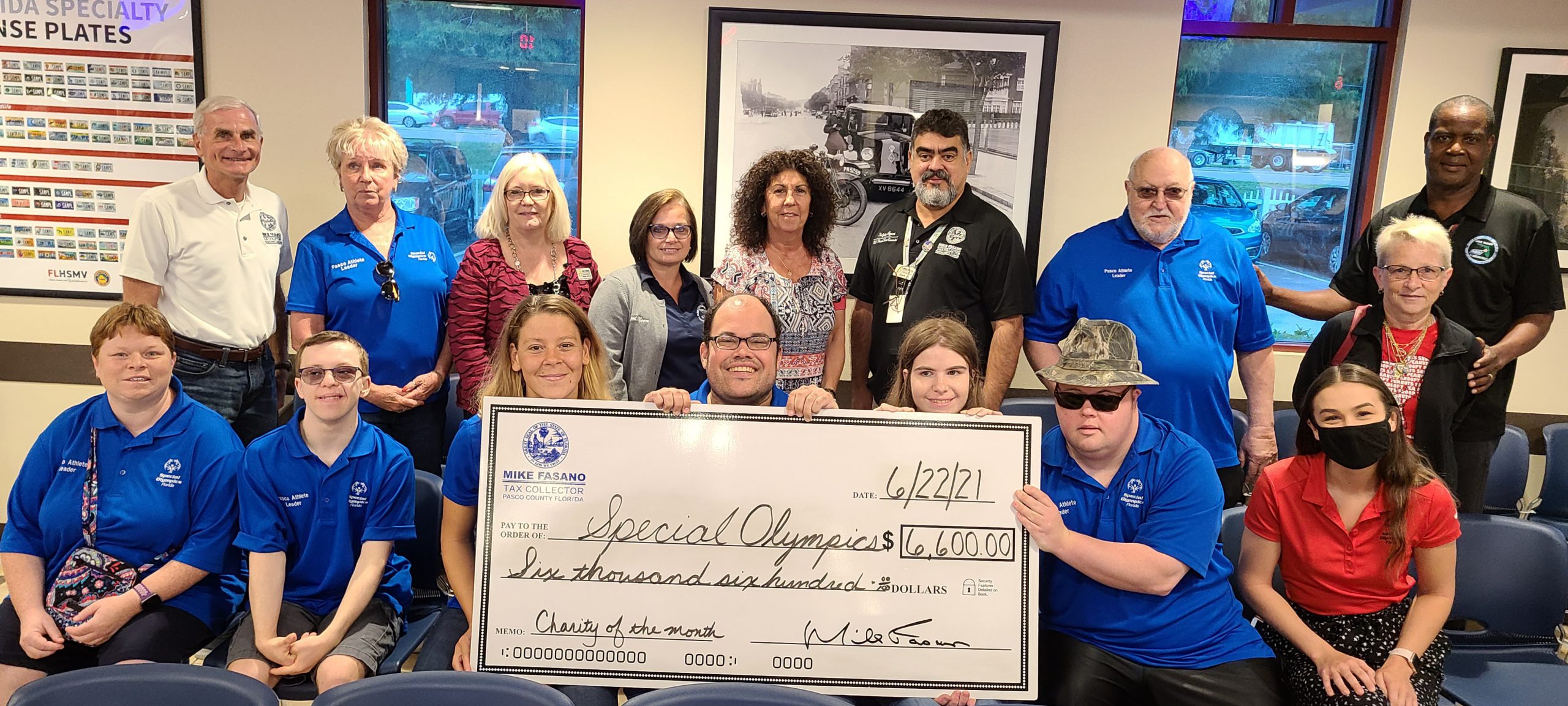 Special Olympics Check – June 22, 2021