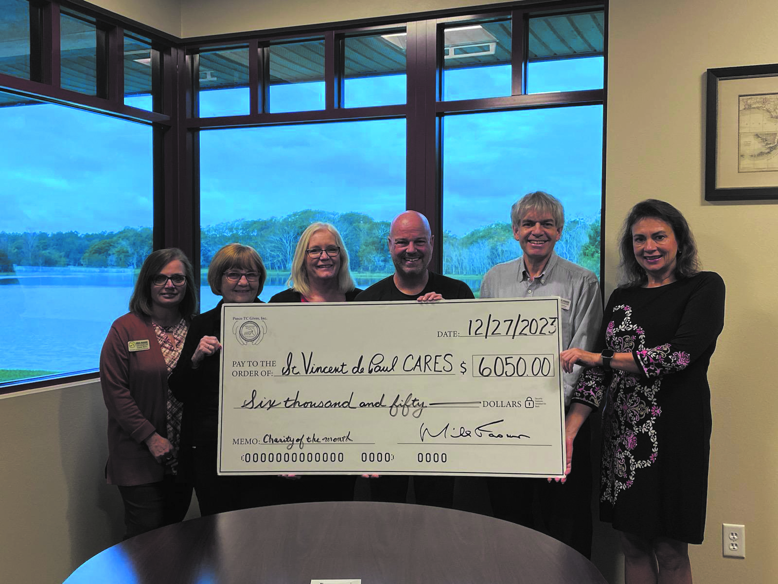 cmyk St. Vincent de Paul Check